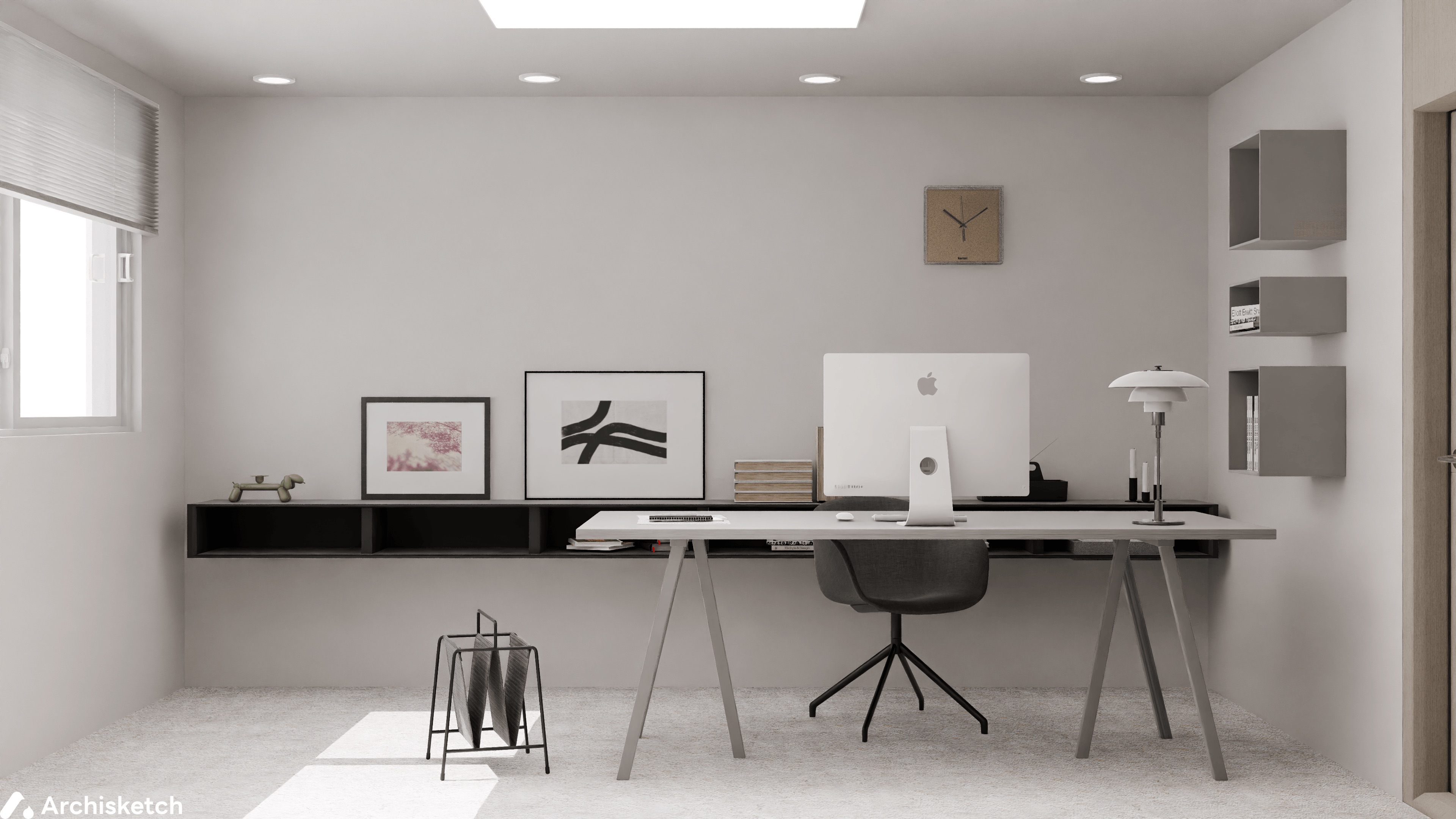 도심 속 여유, 모던한 감성이 돋보이는 우리 집 이야기 | AI · Archisketch